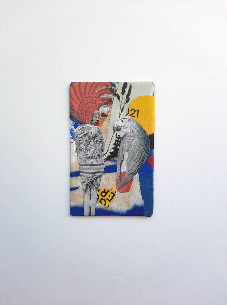 Collage Analog Art Portrait Absurd Style - Etsy