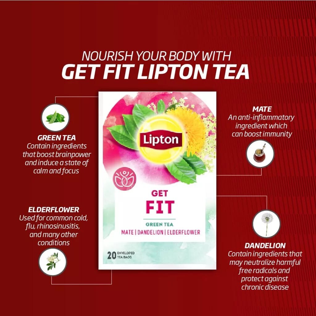 Lipton Tea Infusion 20 X 1.5G Enveloped Tea Bags - Etsy