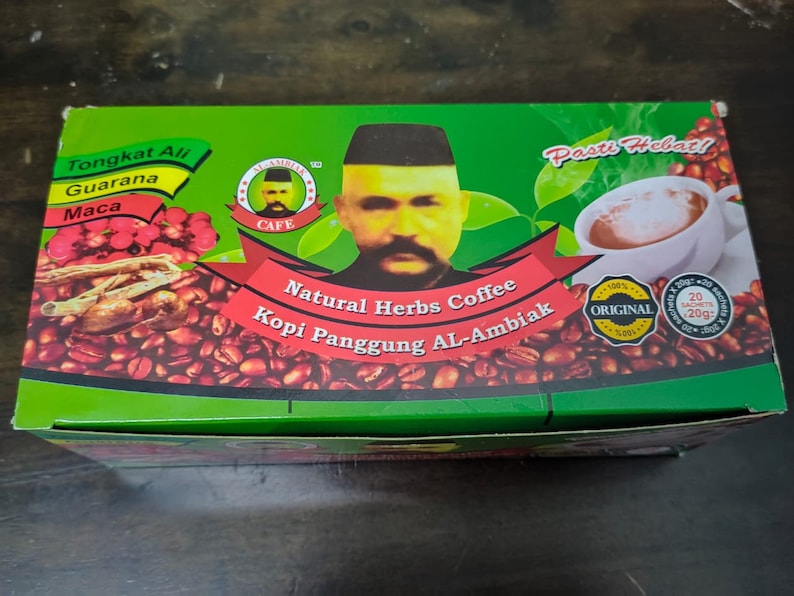 1 Box of Panggung Ambiak Coffee 20G X 20 Sachets - Etsy
