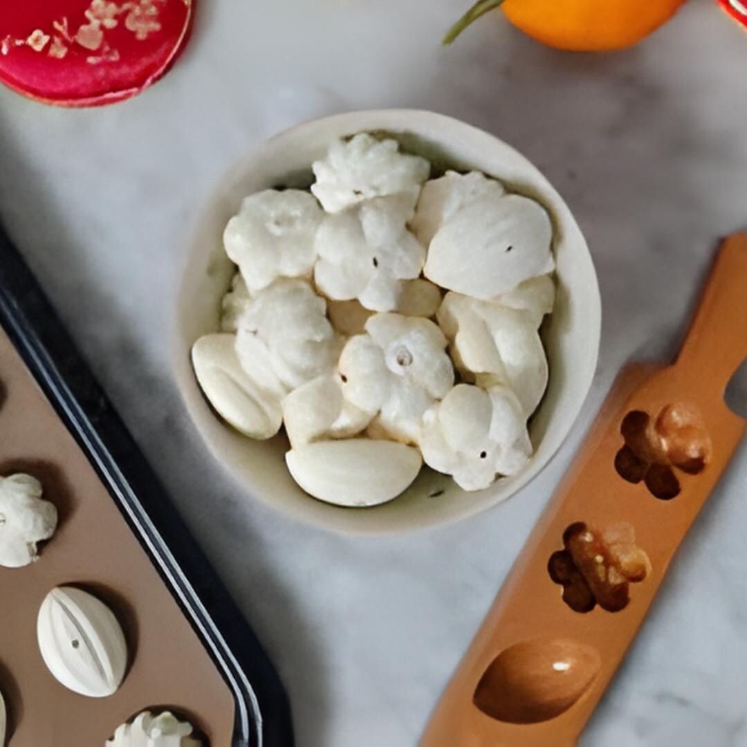 Tapioca Banh Phuc Linh Kuih Bangkit Green Bean Cookies Kue Satu Rakugan ...
