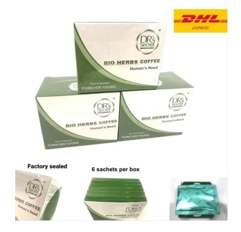 6 Boxes of Drs Secret Coffee 15G X 6 Sachets - Etsy