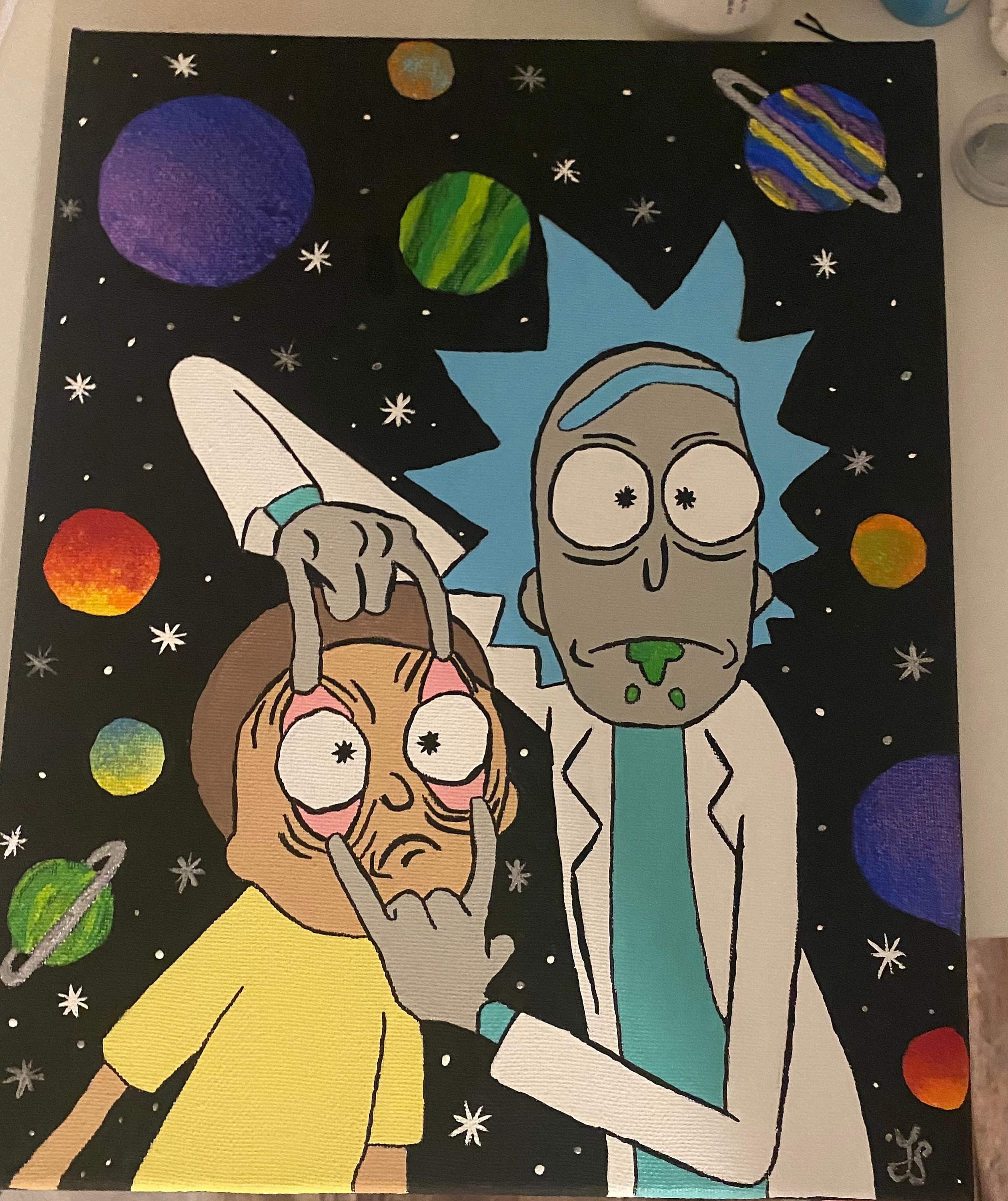 Rick and Morty Cartoon - Etsy