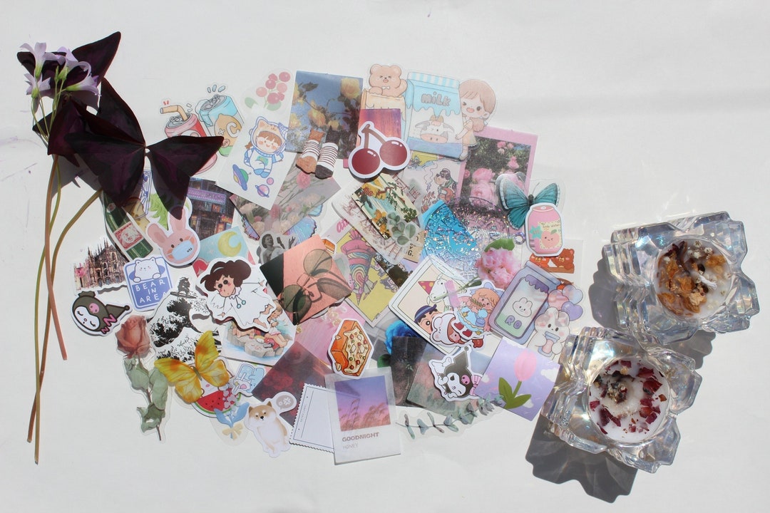 Random Sticker Pack - Assorted Grab Bag, Cute, Mystery, Stationery Set ...