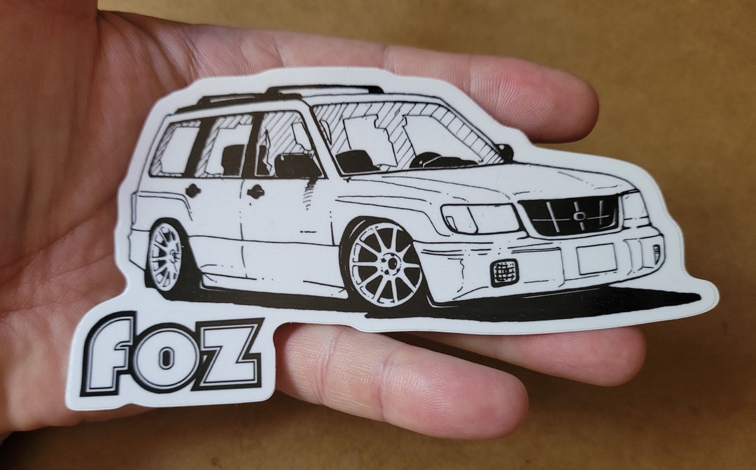 Subie Subaru Fozzy Forester Sticker - Etsy