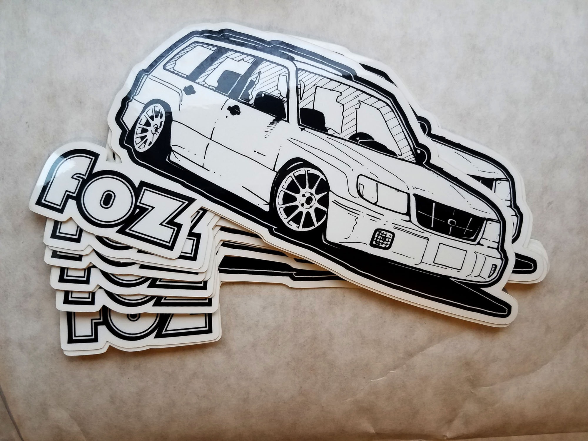 Subie Subaru Fozzy Forester Sticker - Etsy