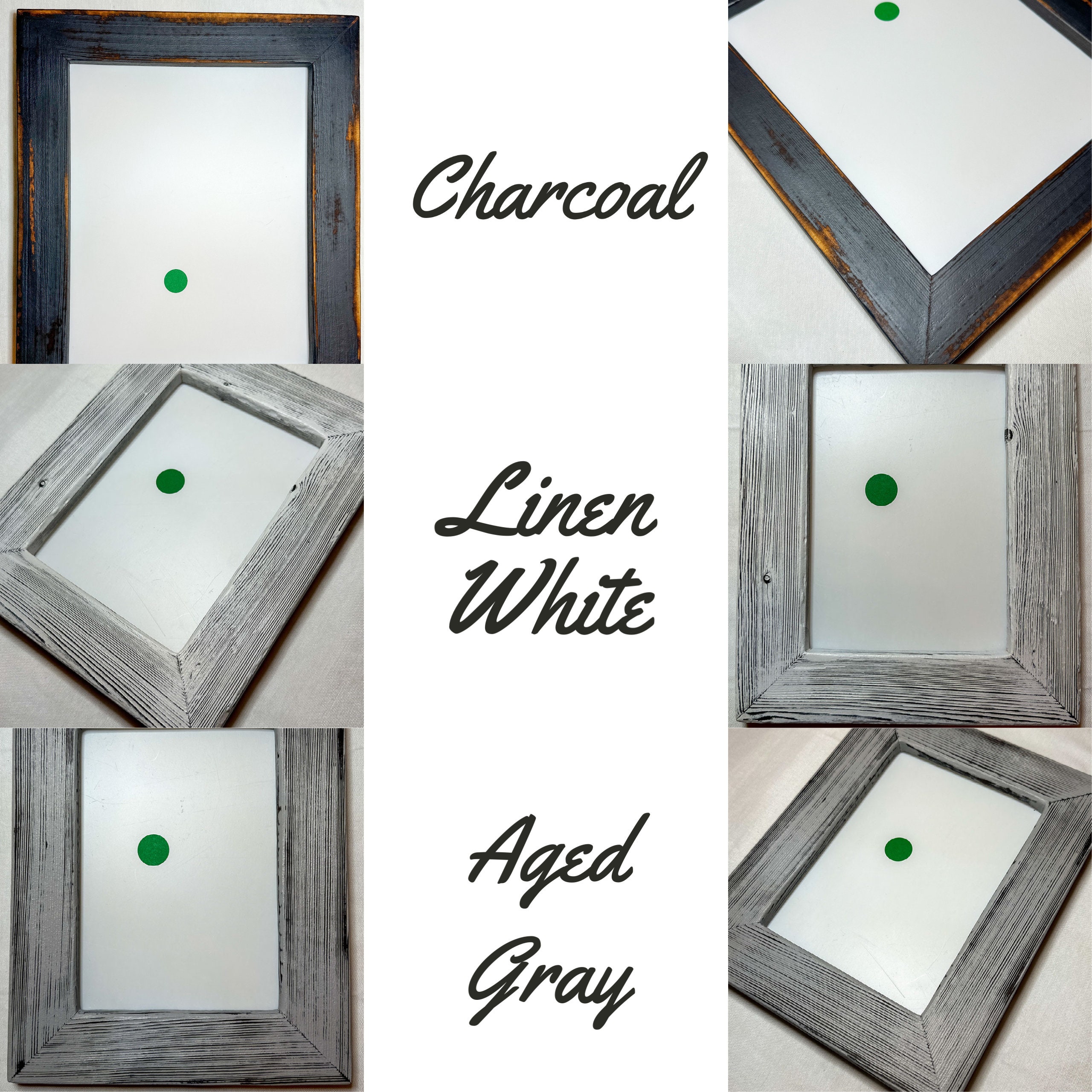 Farmhouse Picture Frame Collage, Distressed Picture Frame Collage ...