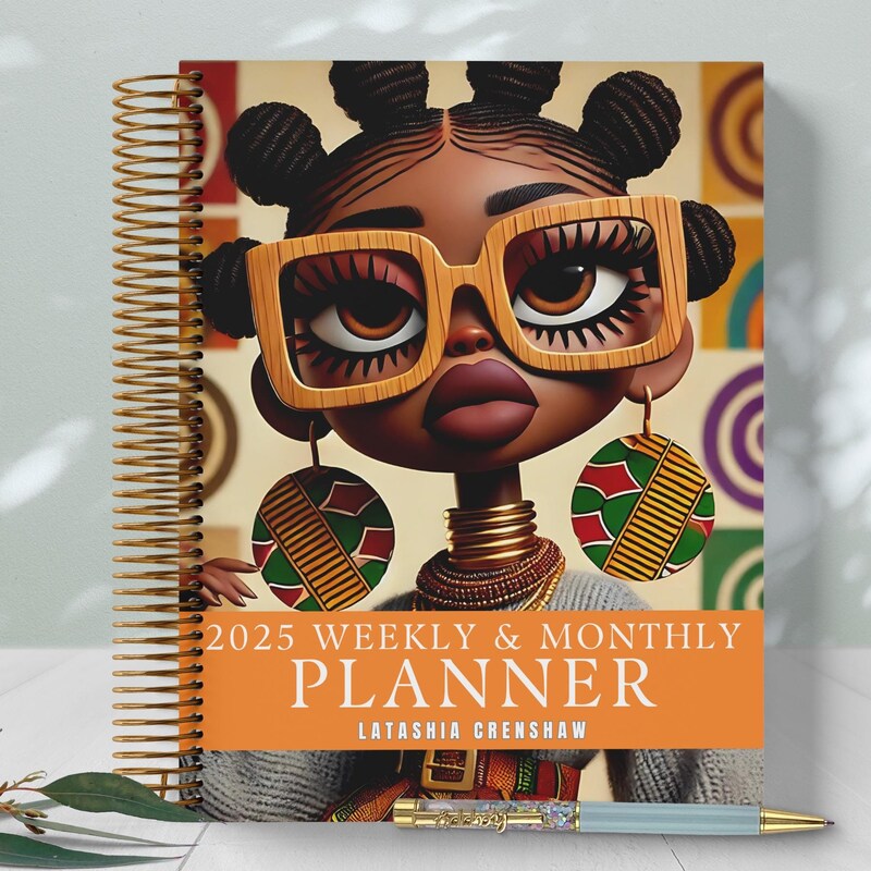 Black Girl Planner - Etsy