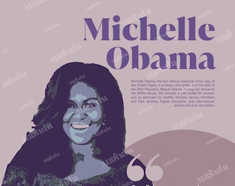 BARACK AND MICHELLE Obama Glossy Poster Picture Photo Election ...