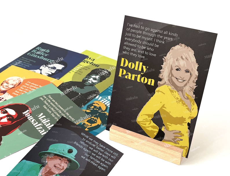 Inspiring Women Postcards: Influential Women Month Gift Set (25 Cards ...