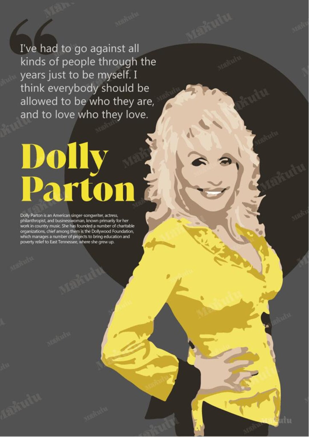 Dolly Parton - A3 Poster Influential Women - Etsy