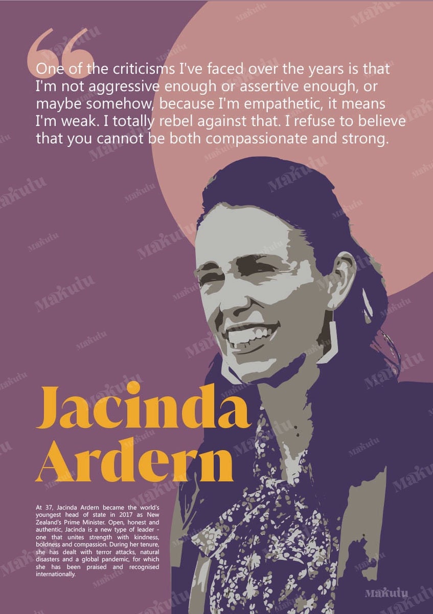 Jacinda Ardern A3 Poster Influential Women - Etsy