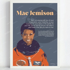 Mae Jemison - A3 Poster Influential Women - Etsy
