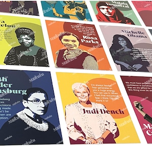 Inspiring Women Postcards: Influential Women Month Gift Set (25 Cards ...