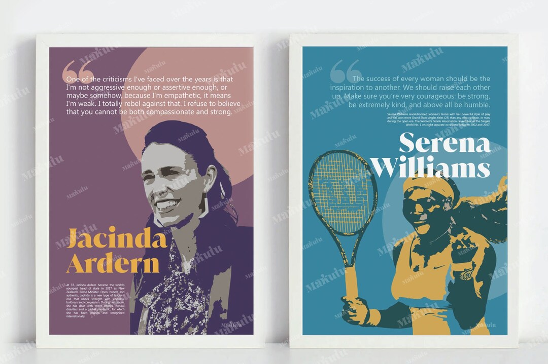 Set of 14 - A3 Posters Influential Women - Etsy Australia