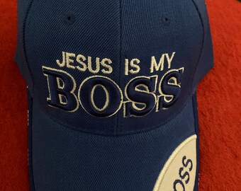 Jesus is My Boss Hat - Etsy
