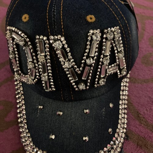 QUEEN Baseball Hat for Women Bling Fancy Rhinestone Cap - Etsy