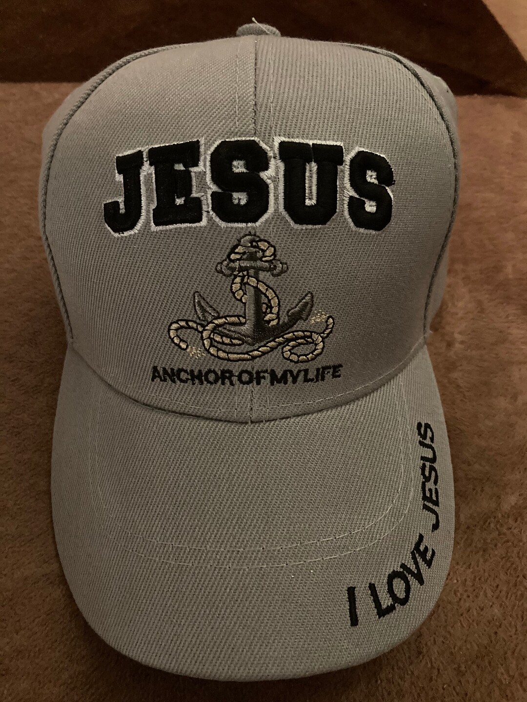 JESUS Anchor of My Life Baseball Cap - Etsy