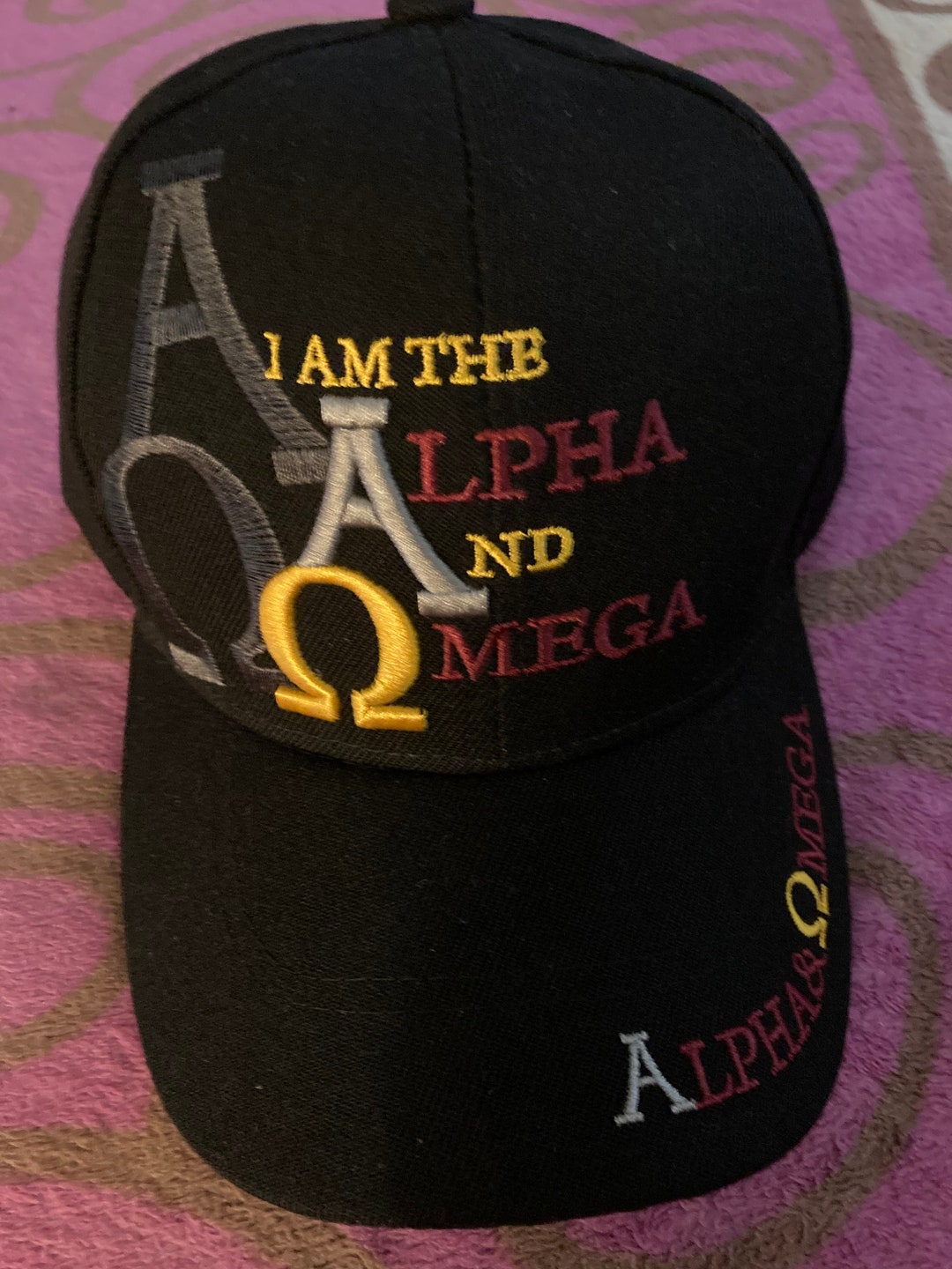 I Am the Alpha and the Omega Baseball Cap - Etsy