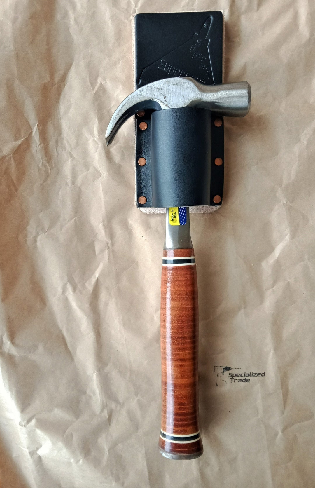 Supersonic Leather Hammer Holster (compatible With Estwing Claw Hammers) - Etsy