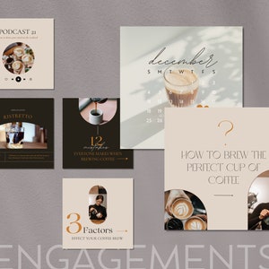 100+ Instagram Template for Modern Coffee Shops, Food and Beverage ...