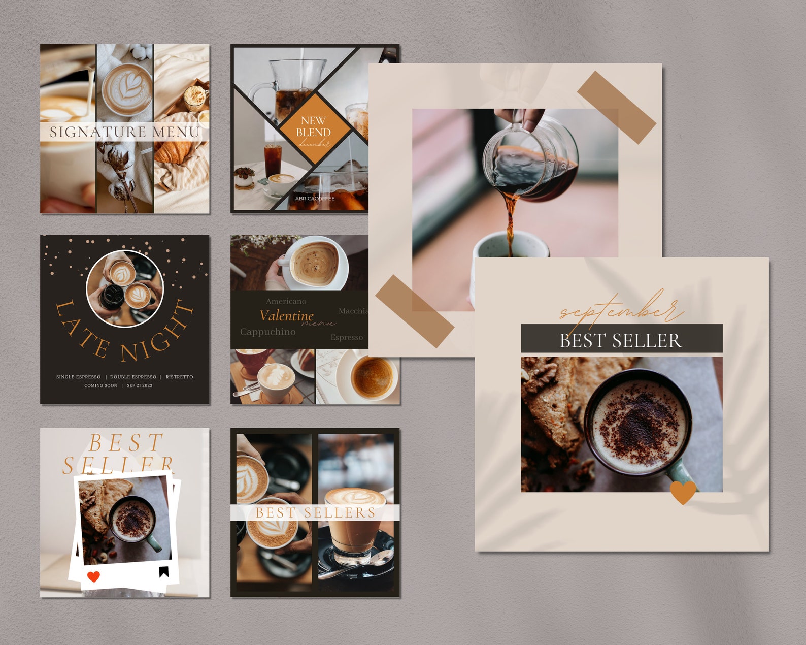 100+ Instagram Template for Modern Coffee Shops, Food and Beverage ...