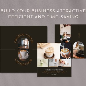 100+ Instagram Template for Modern Coffee Shops, Food and Beverage ...