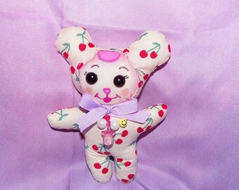 Cherry Bearries Plushie Crochet Giant Soft and Fluffy Amigurumi teddy ...