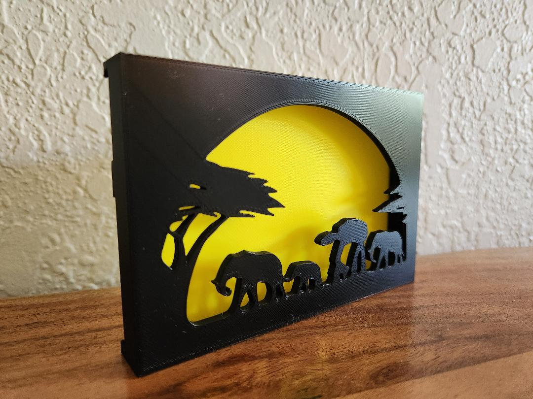 3D Printed Star Wars Silhouette Art - Etsy