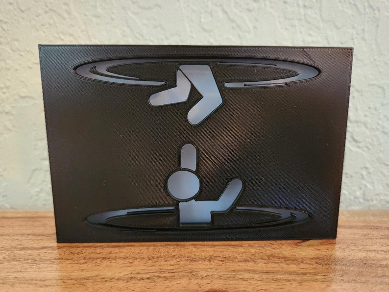 Portal Silhouette Art - 3D Printed - Etsy