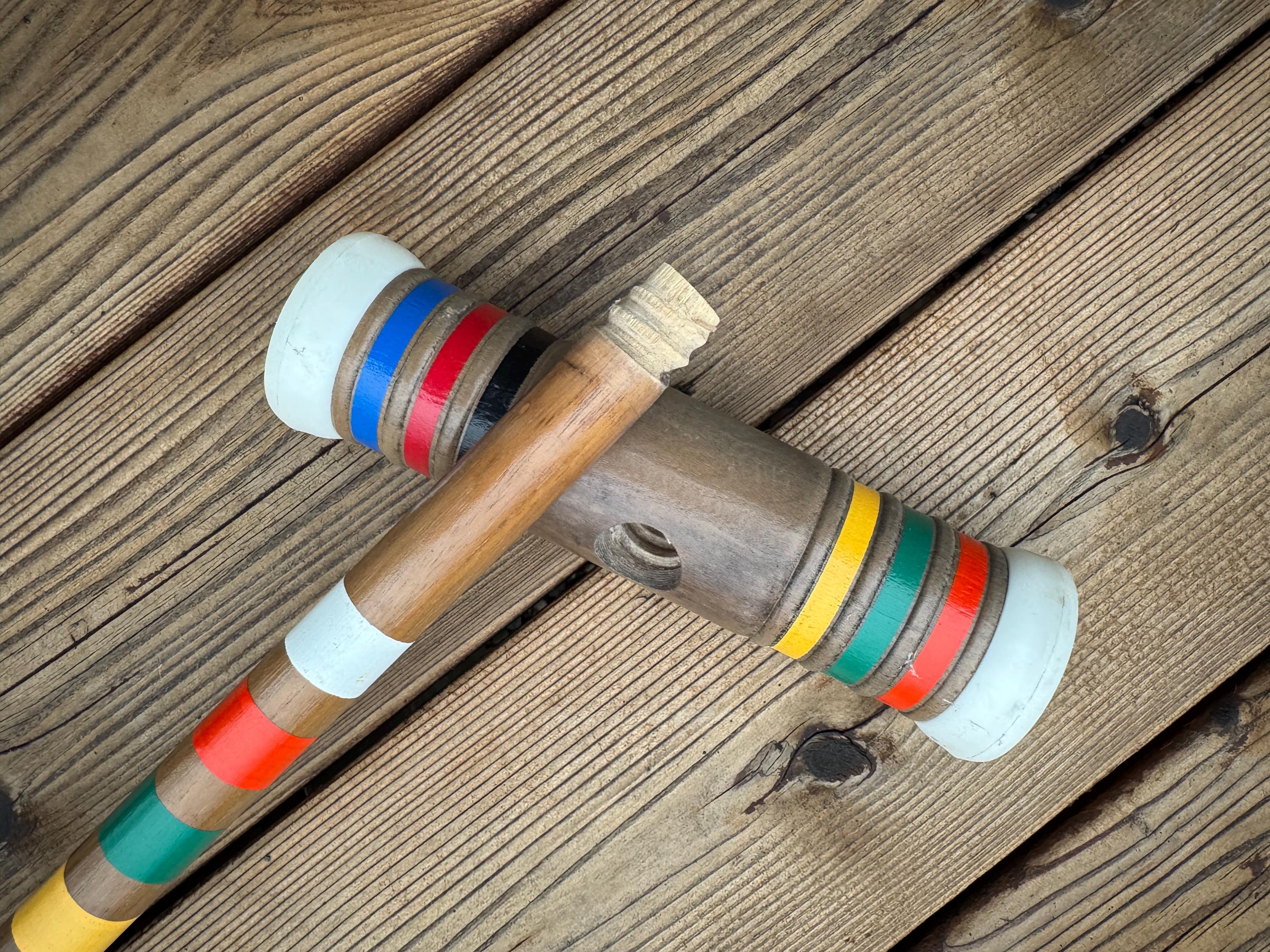 Vintage Forster 6-player Croquet Set With Stand Complete - Etsy