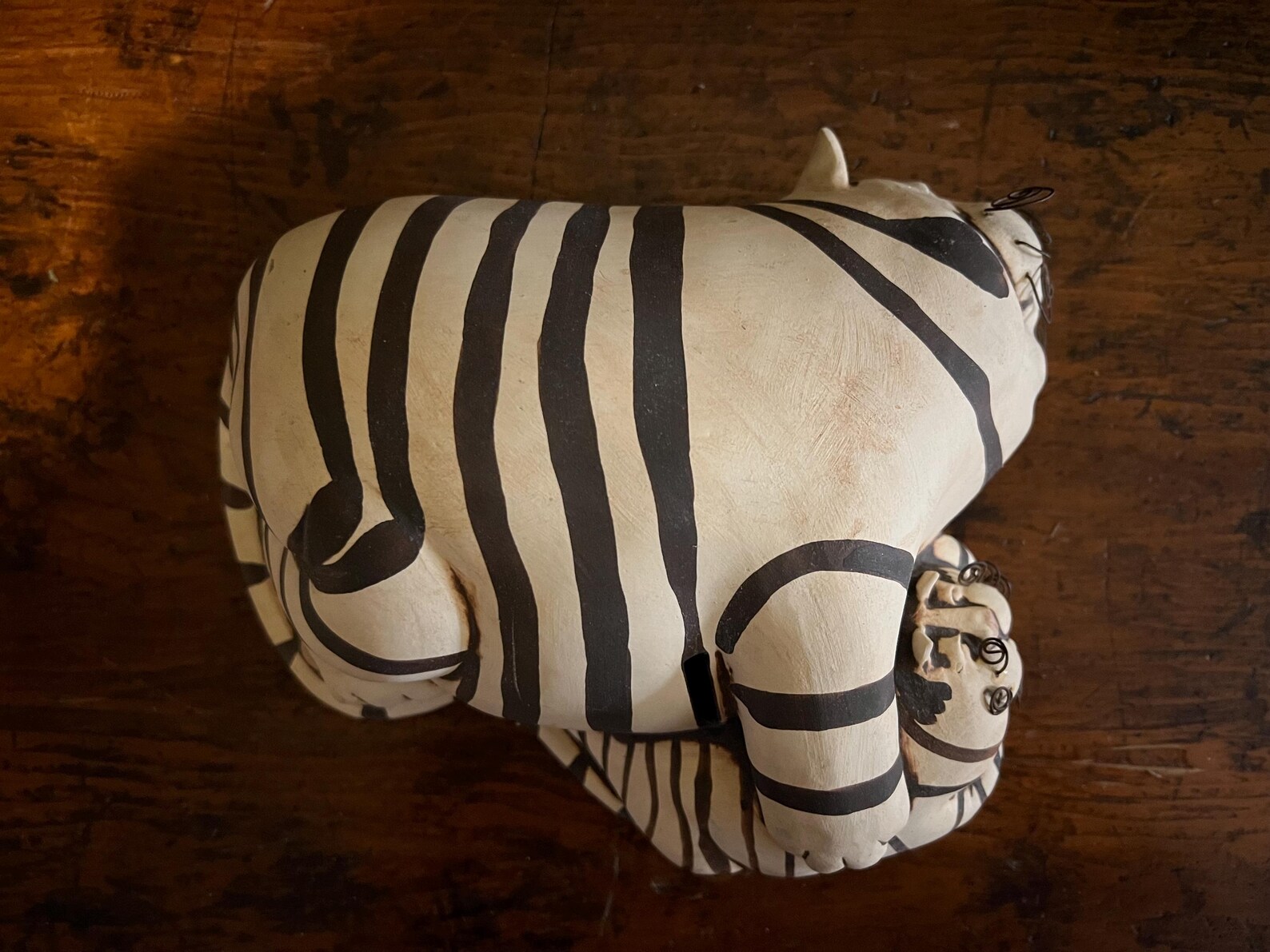 Vintage Fat Cat Kitten C Butler Jones Art Pottery Coin Bank Clay Signed ...