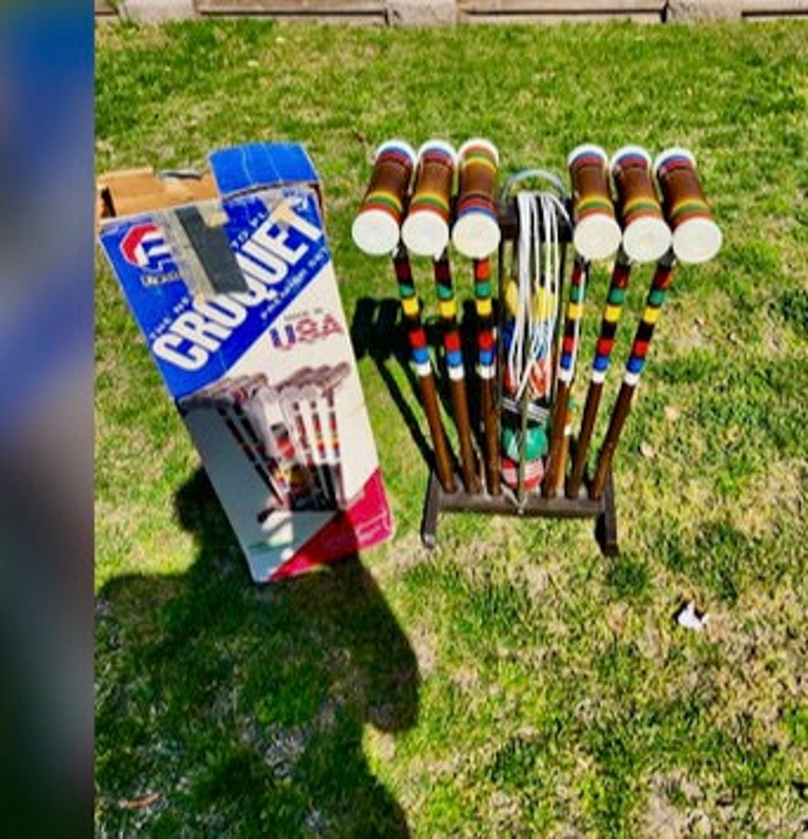 Vintage Forster Croquet Set 6 Player Complete With Stand Winthrop - Etsy