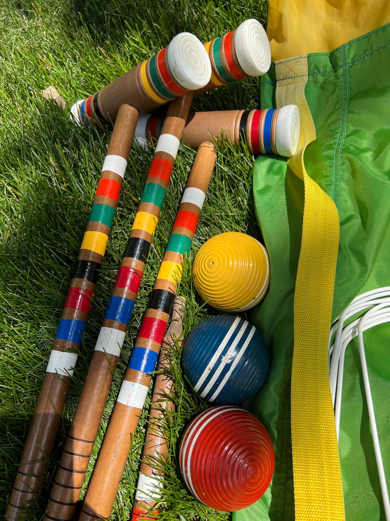 Vintage Forster Croquet 6 Player Complete - Etsy
