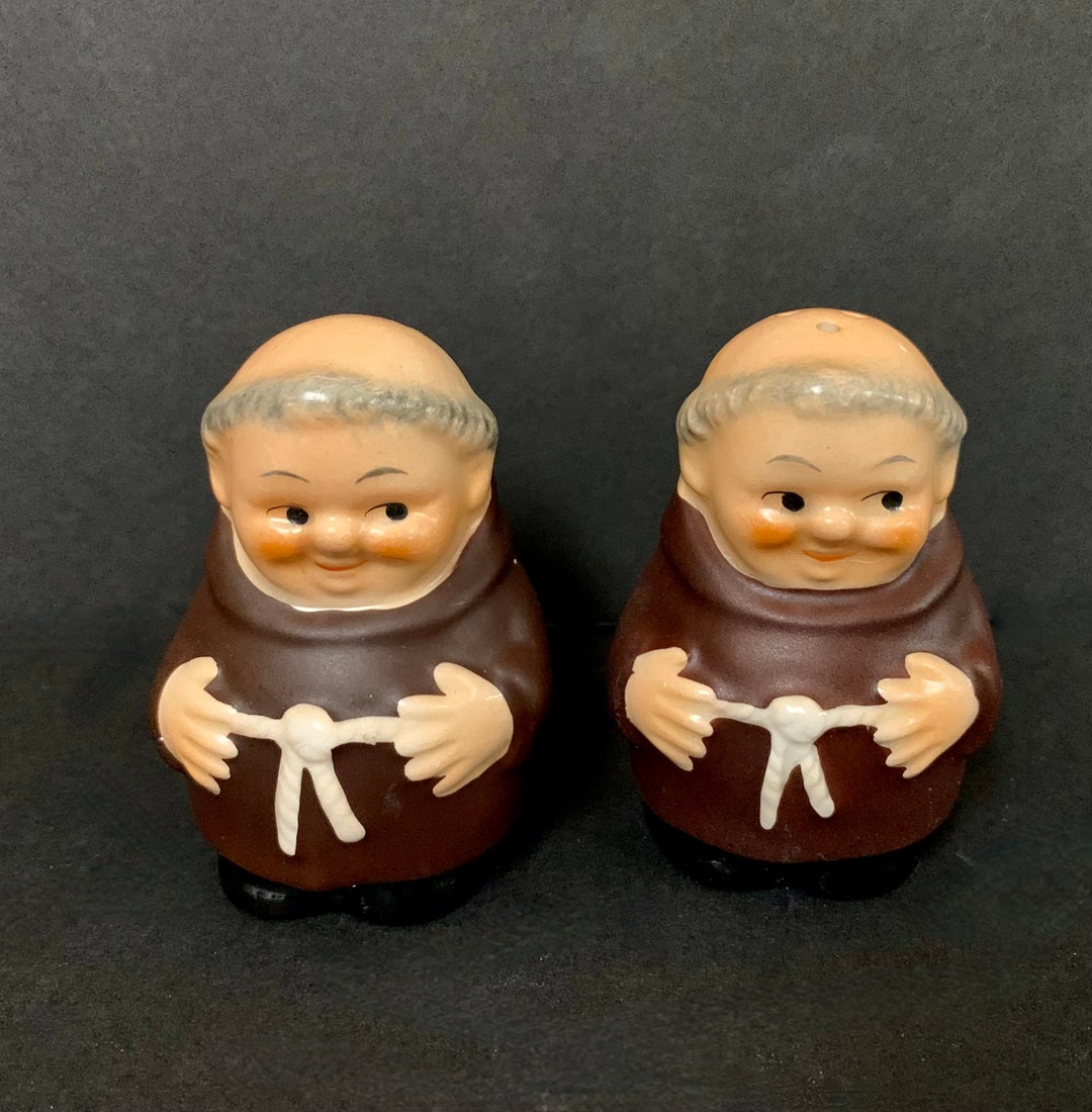 Vintage Goebel Hummel Germany Friar Tuck Monk Salt Pepper Shakers - Etsy