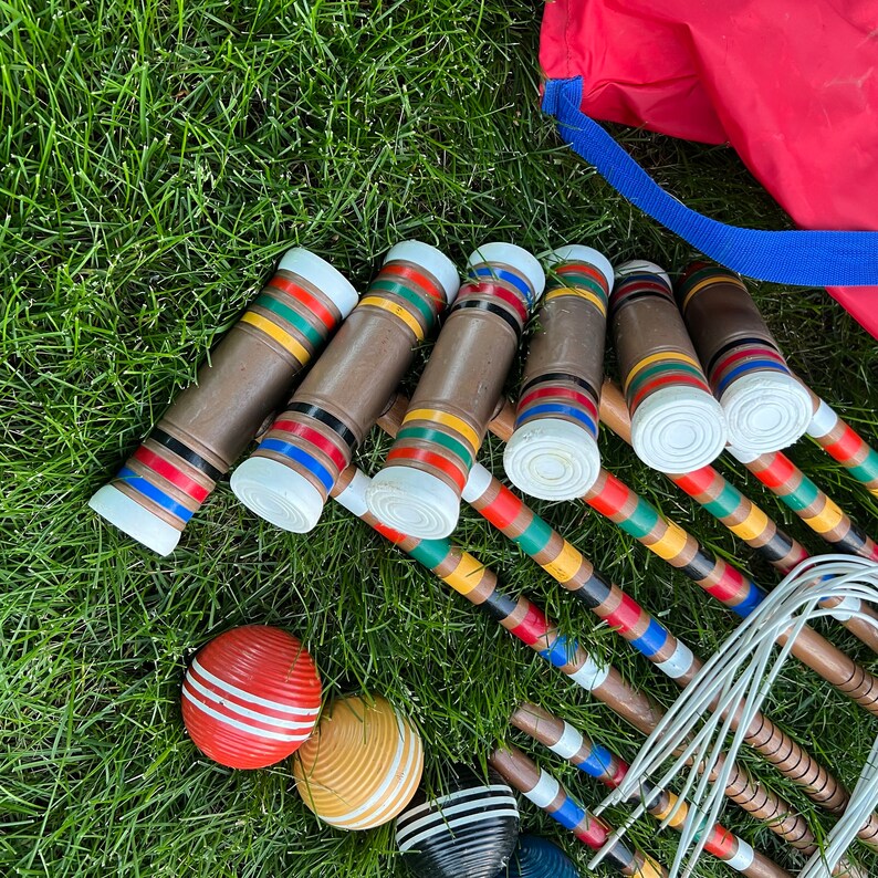 Vintage Forster Croquet 6 Player Complete - Etsy
