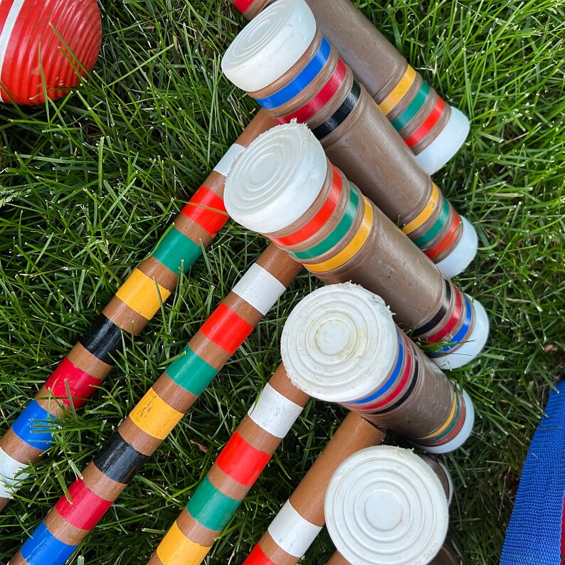 Vintage Forster Croquet 6 Player Complete - Etsy
