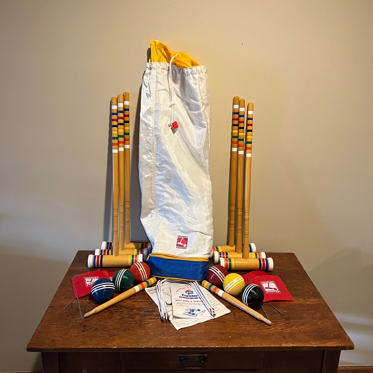 Vintage Forster Croquet Set 6 Player New Never Used - Etsy