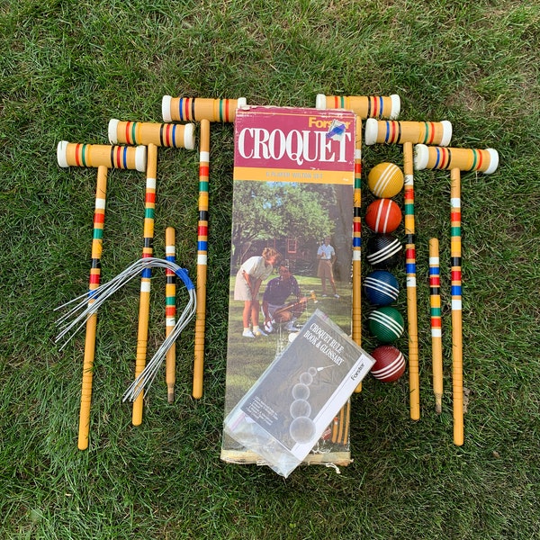 Croquet Set - Etsy