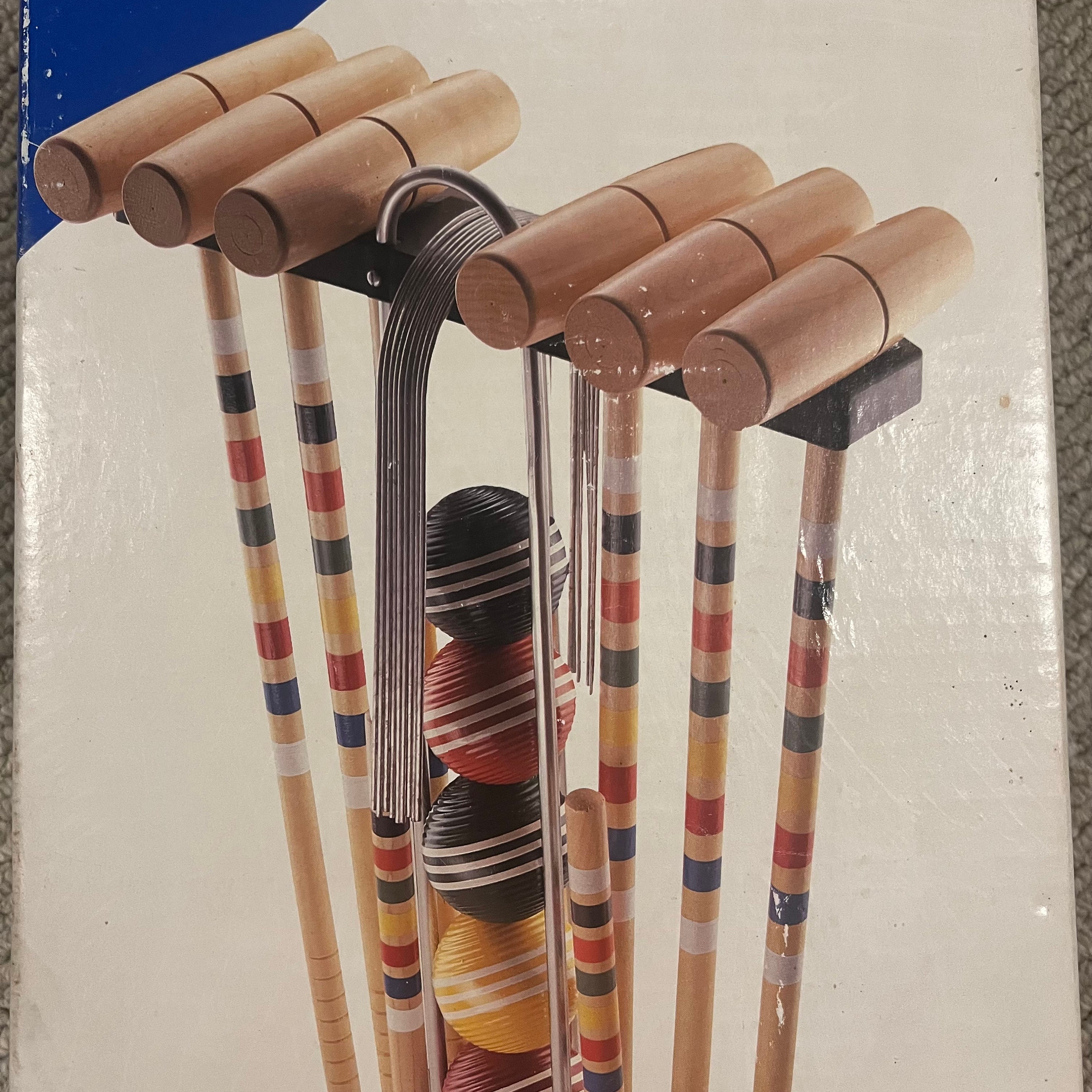 Vintage Forster Wood Croquet 6 Player Set With Stand New - Etsy