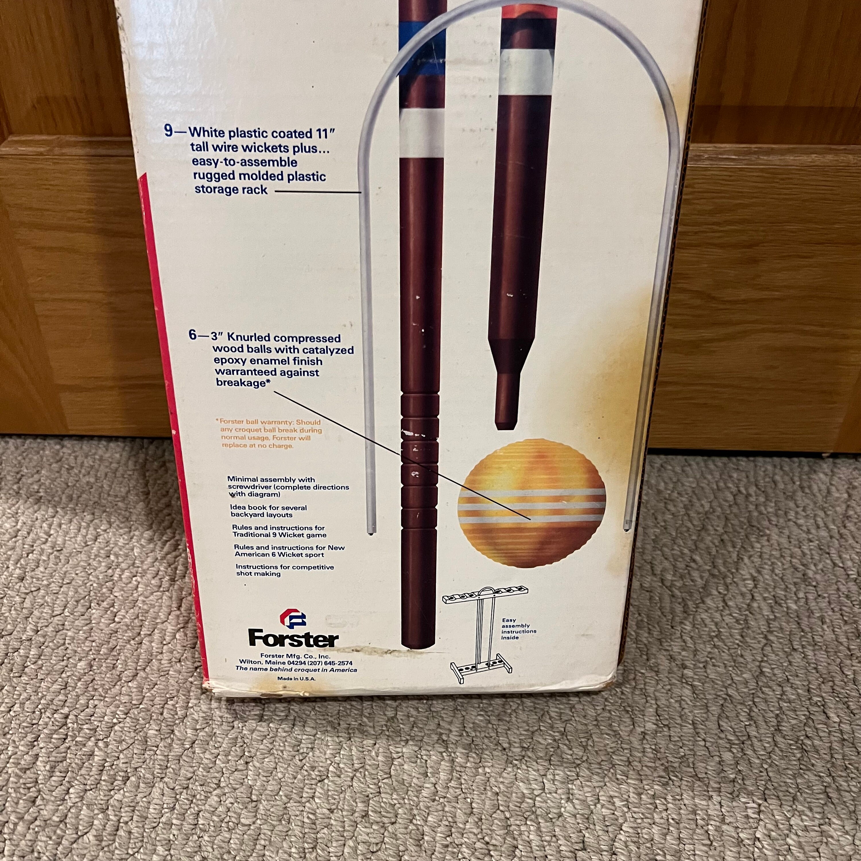 Vintage Forster Croquet Set 6 Player New Old Stock Never Used - Etsy