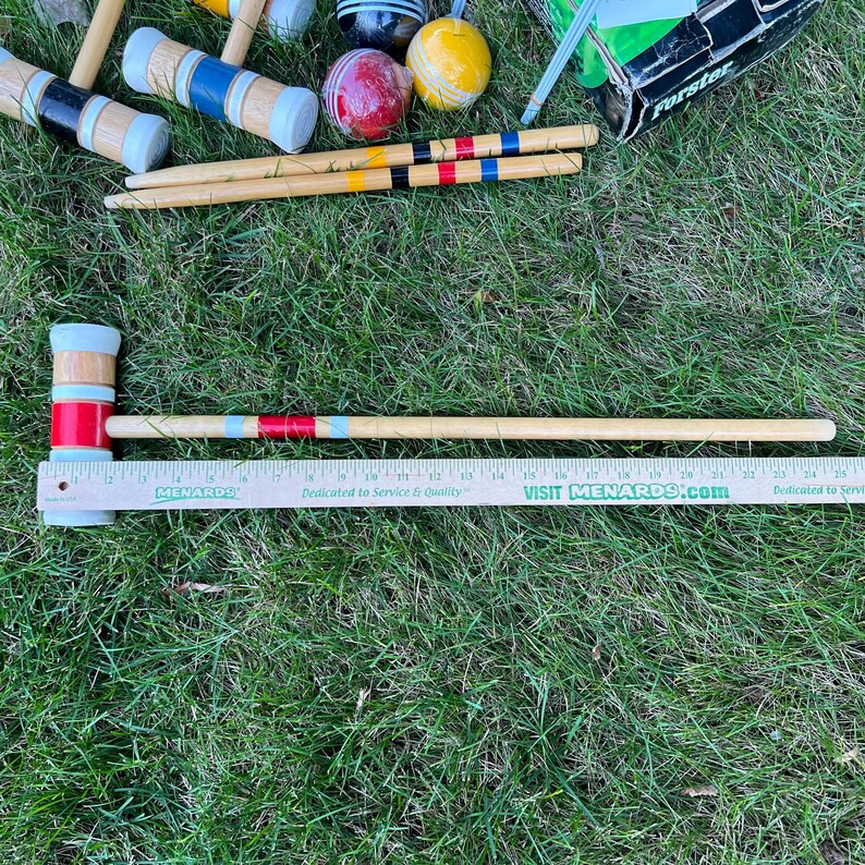Vintage Forster Croquet Set 4 Player With Bag New - Etsy
