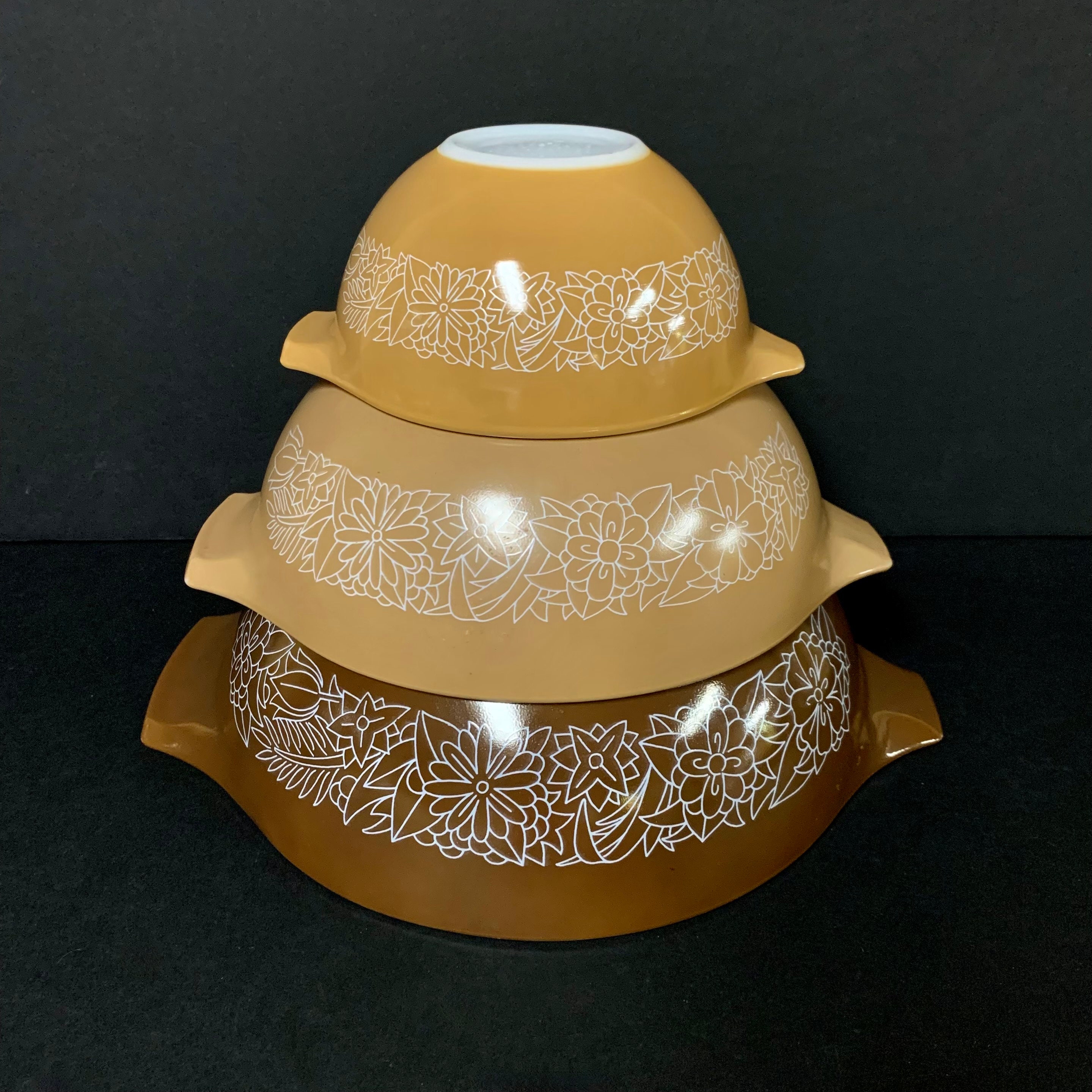 Pyrex Woodland Mixing Bowls - Etsy