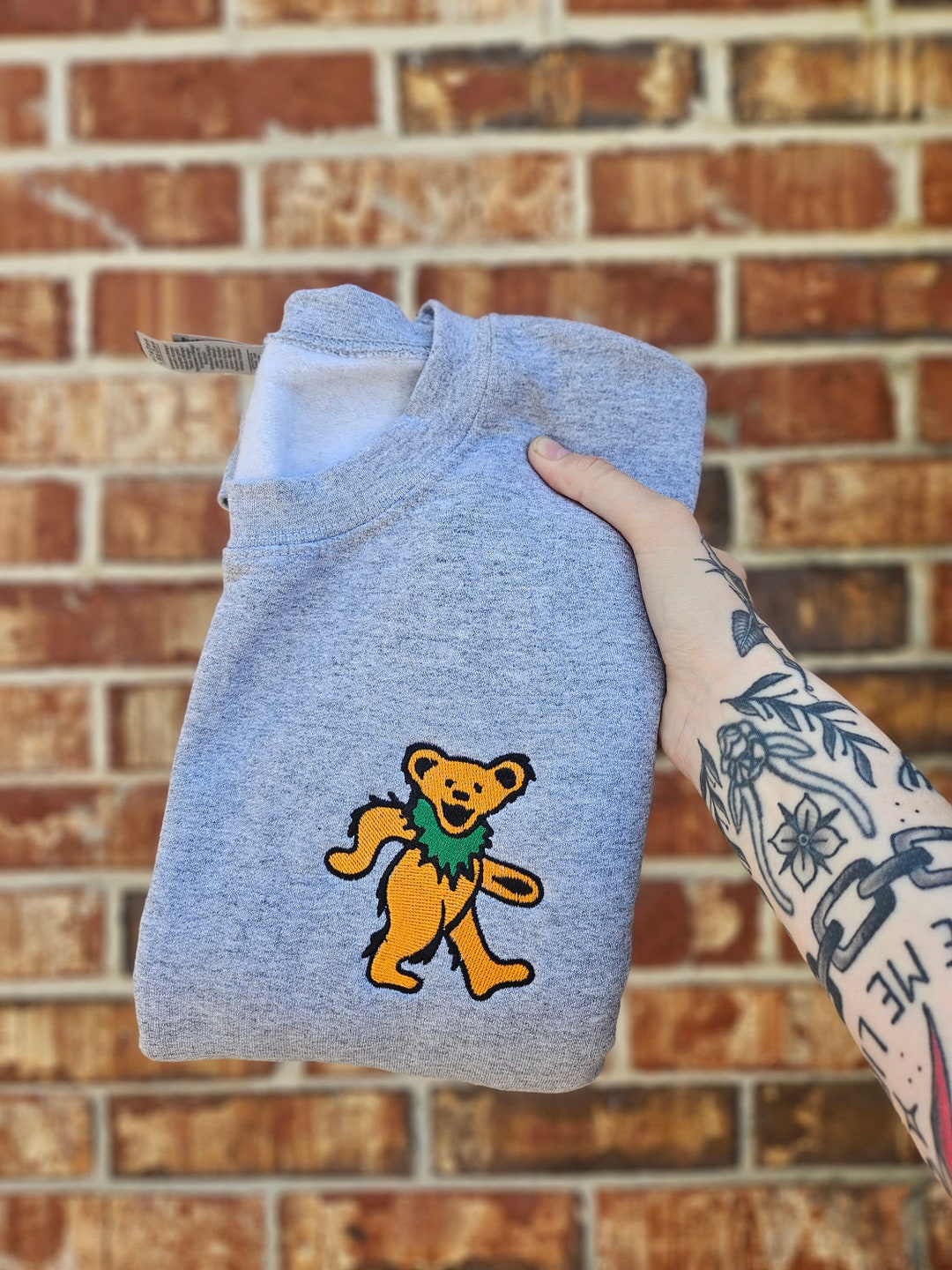 Embroidered Grateful Dead Dancing Bear Shirt or Sweatshirt! Gift for ...