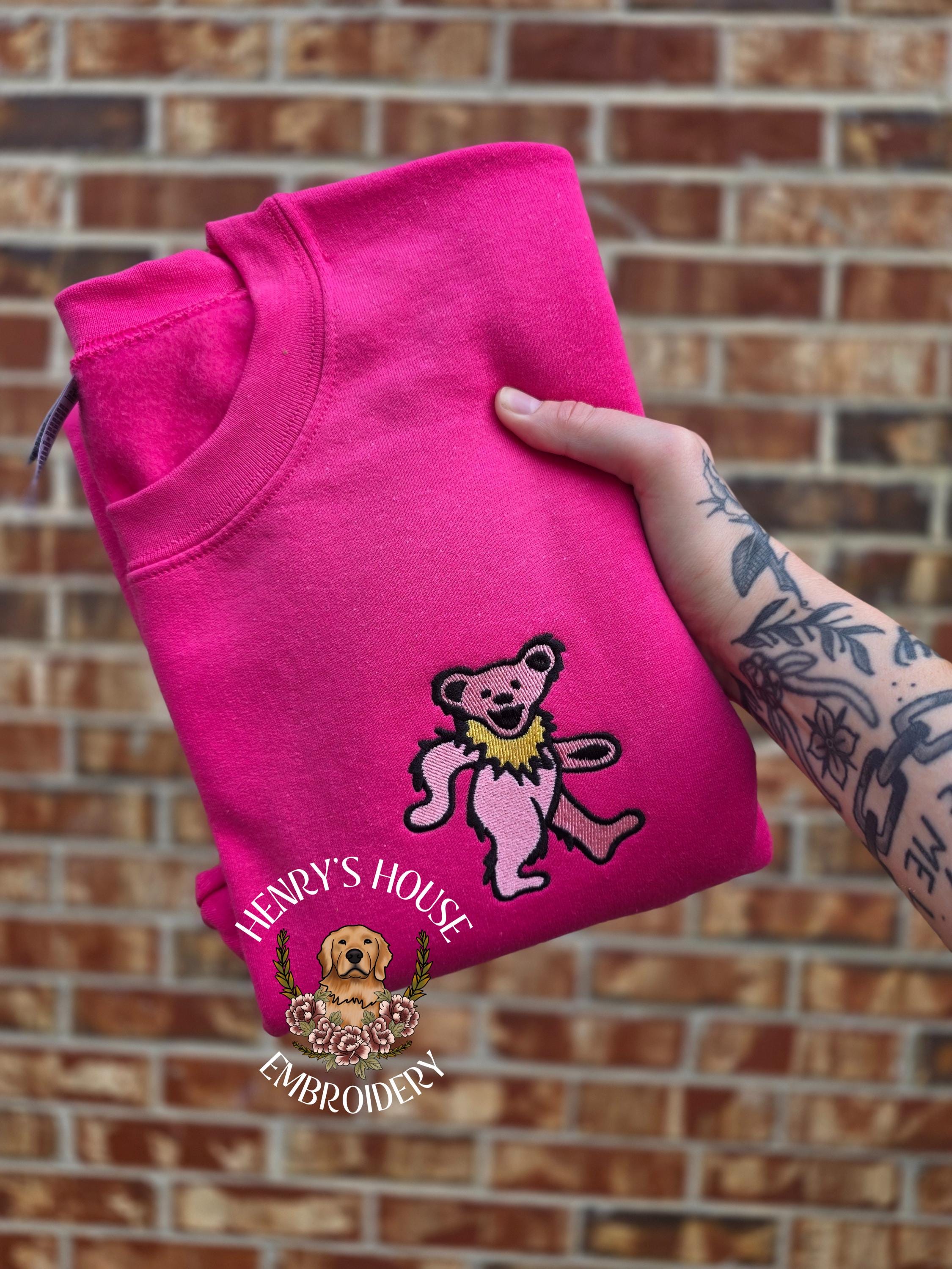 Embroidered Grateful Dead Dancing Bear Shirt or Sweatshirt! Gift for ...