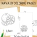 Colors (navajo Coloring Pages) - Etsy