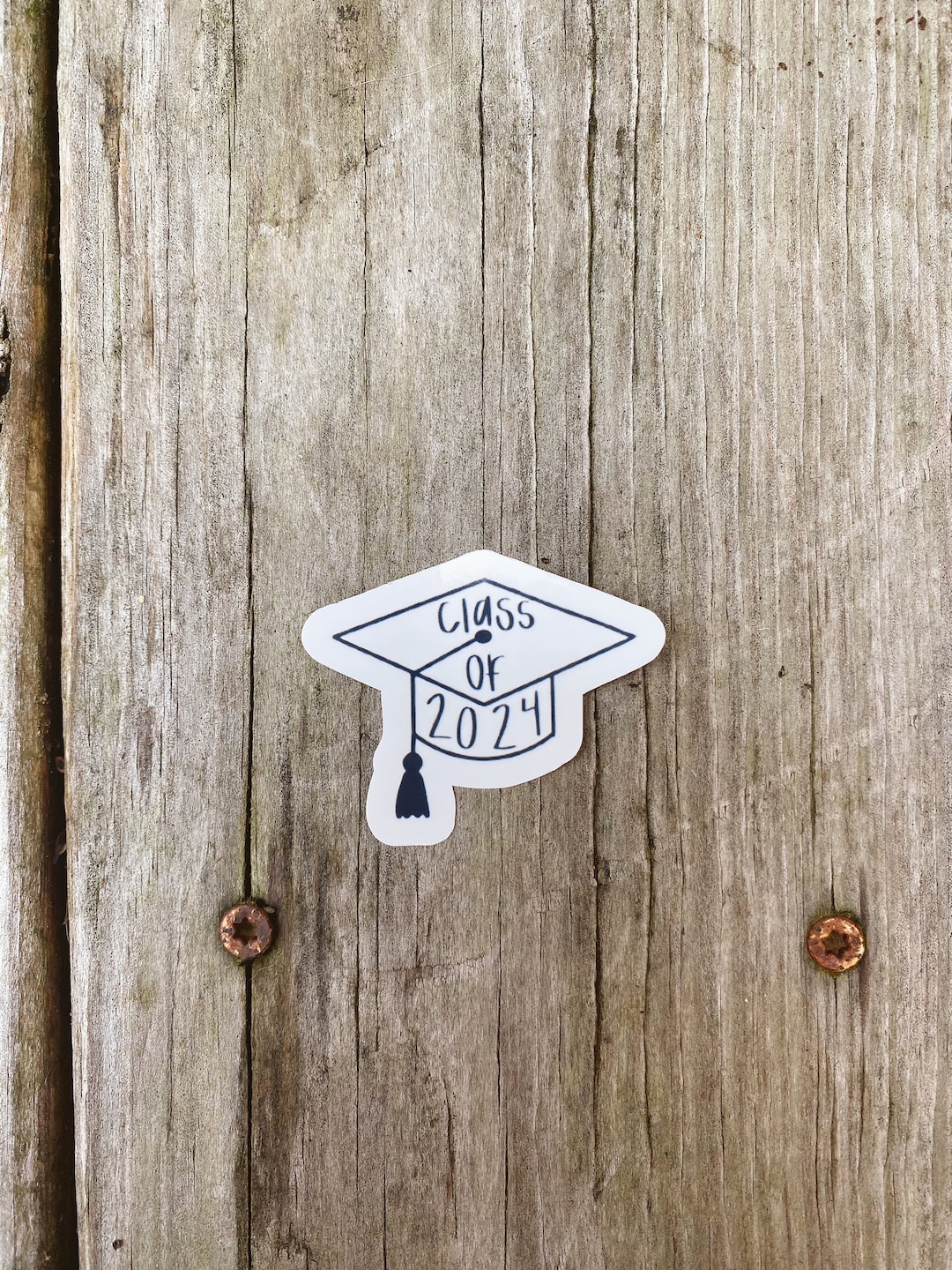 Class of 2024 Grad Cap Sticker - Etsy