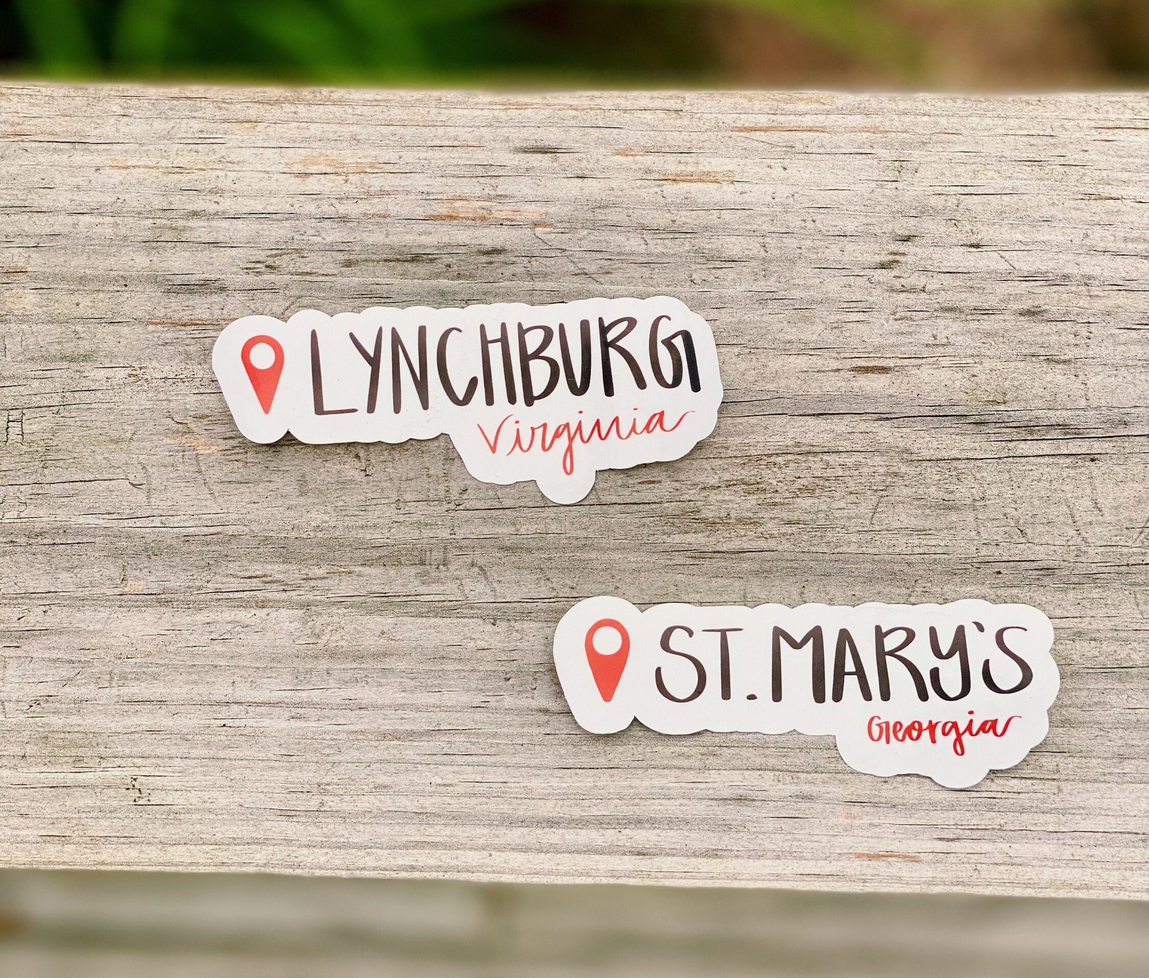 Custom Location Sticker - Etsy