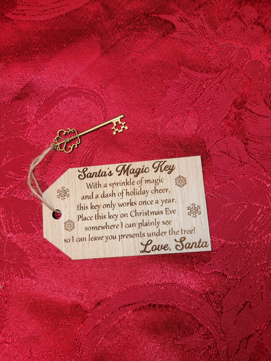 Santa's Magic Key, Christmas Eve Key - Etsy