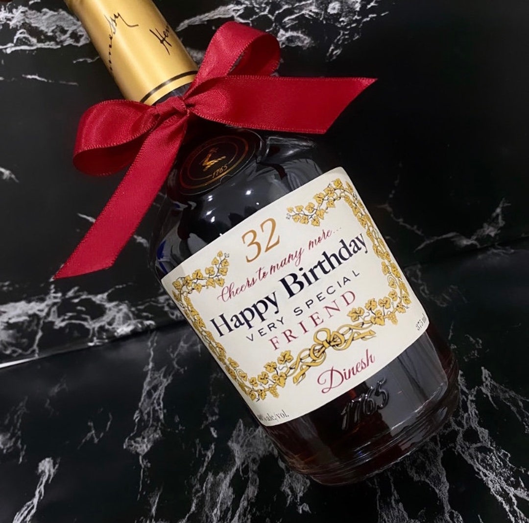 Custom Hennessy Labels Printed | Personalized Bottle Labels | Hennessy ...
