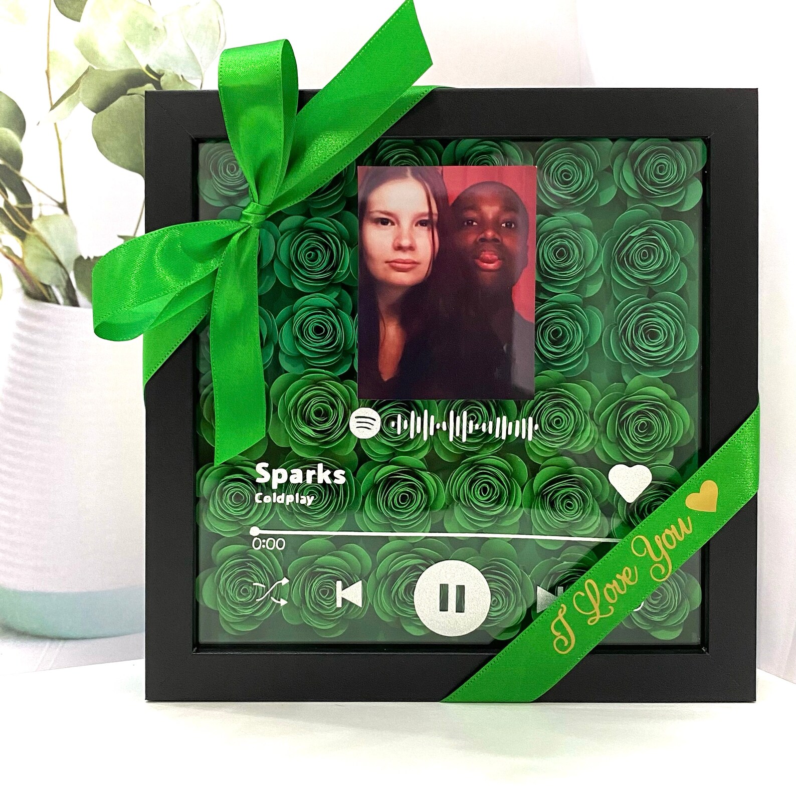 Spotify Paper Flower Shadow Boxombré Shadow Boxspotifyanniversary ...